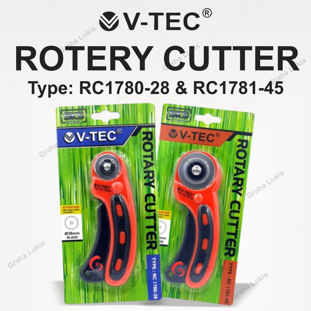 Jual V-TEC Rotary Cutter / Straight Blades - 28MM / 45MM | Shopee Indonesia