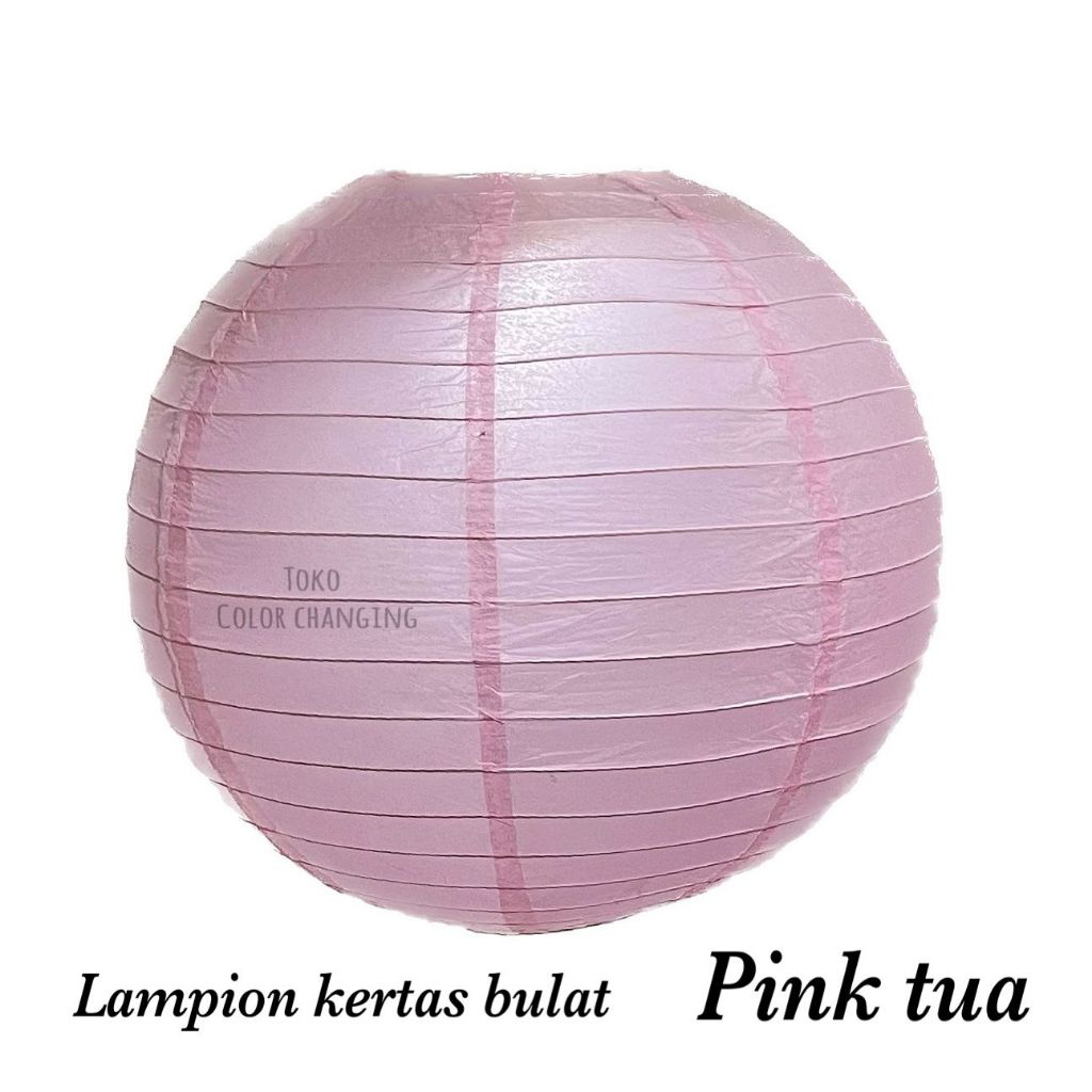 Jual Lampion Gantung Kertas Bulat 35 cm | Shopee Indonesia