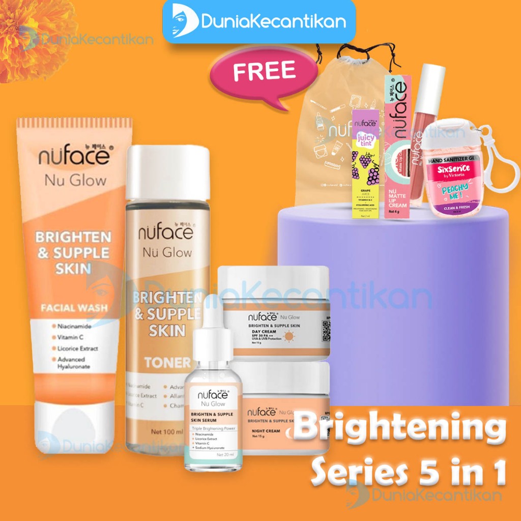 Jual Nuface Skincare Fuji Brighten & Supple Skin Paket Brightening Nu ...