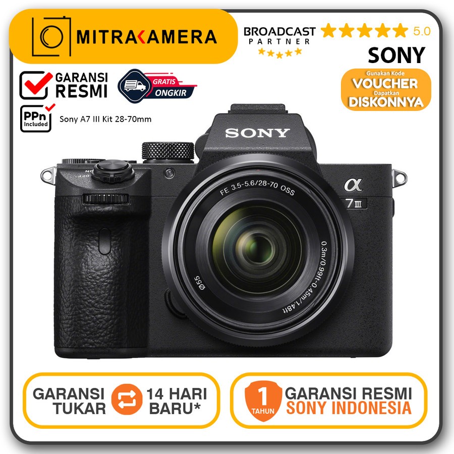 Jual Sony A7 III kit FE 28-70mm | Shopee Indonesia