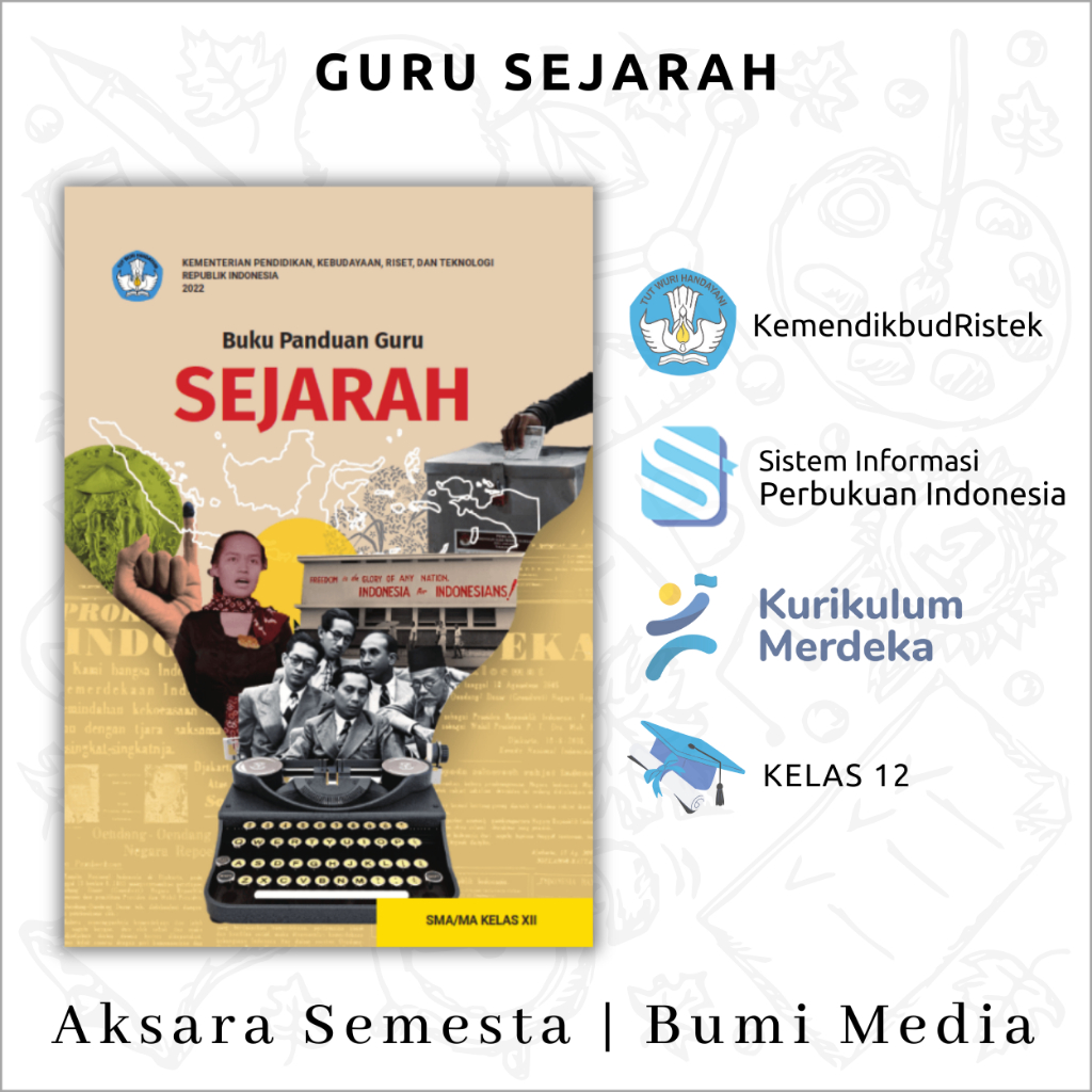 Jual Buku Panduan Guru SEJARAH INDONESIA SMA MA KELAS 12 Kurikulum Merdeka Kemendikbud | Shopee ...
