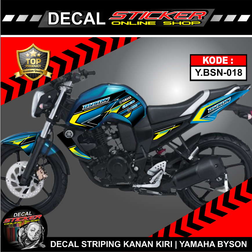 Jual Sticker striping motor YAMAHA BYSON variasi keren | Shopee Indonesia
