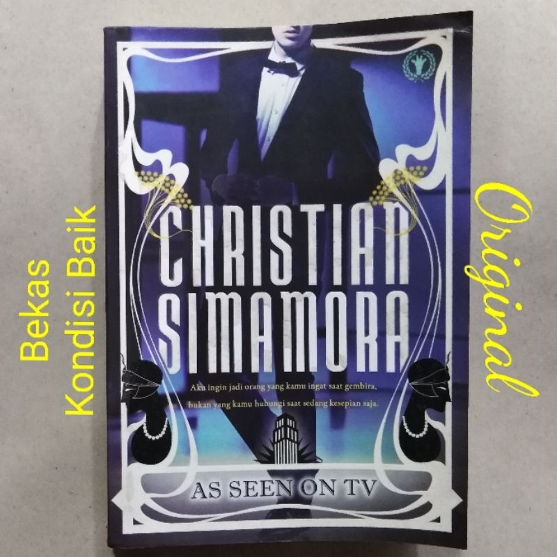 Jual Novel As Seen On TV Penulis Christian Simamora | Shopee Indonesia