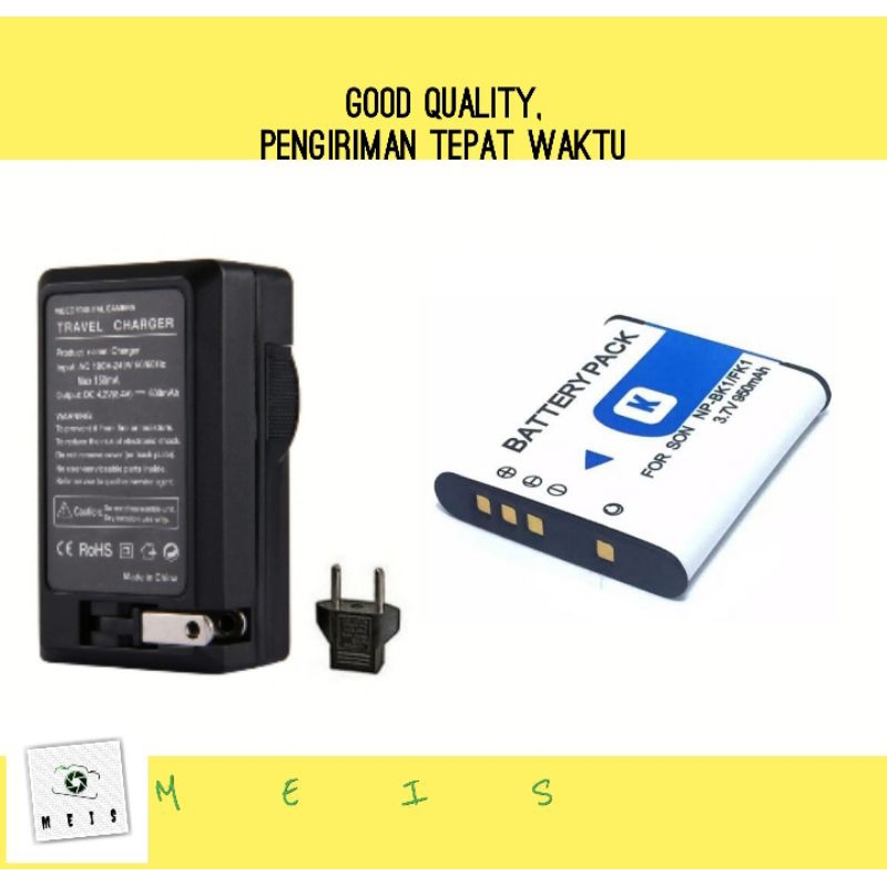 Jual Charger & Baterai Digicam Sony NP-BK1 NP-FK1 - Casan Battery ...