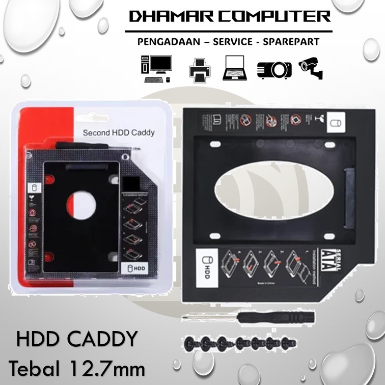 Jual Hardisk SSD Hdd Caddy Laptop Tebal 12,7MM | Shopee Indonesia
