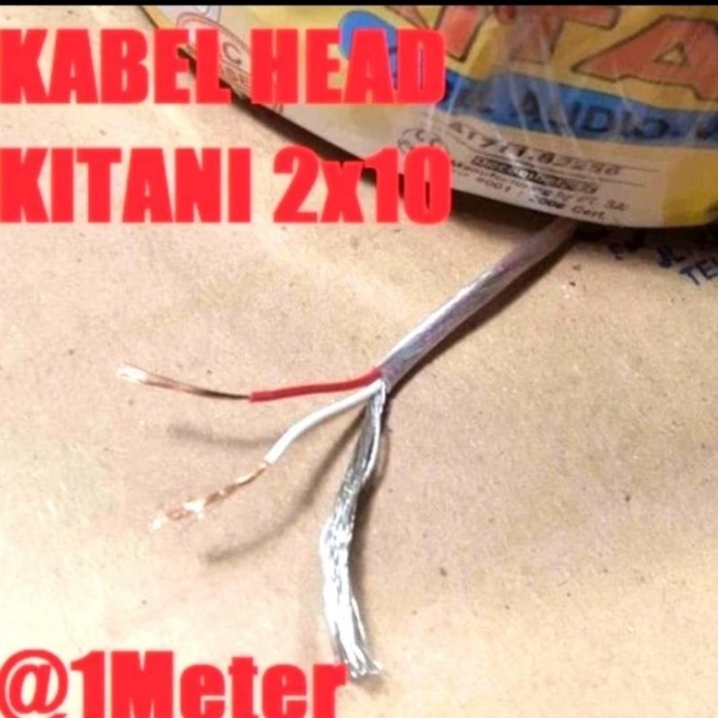 Jual Kabel Head Abserm Stereo Transparant kabel snake 2x10x38/ 0.12mm ...