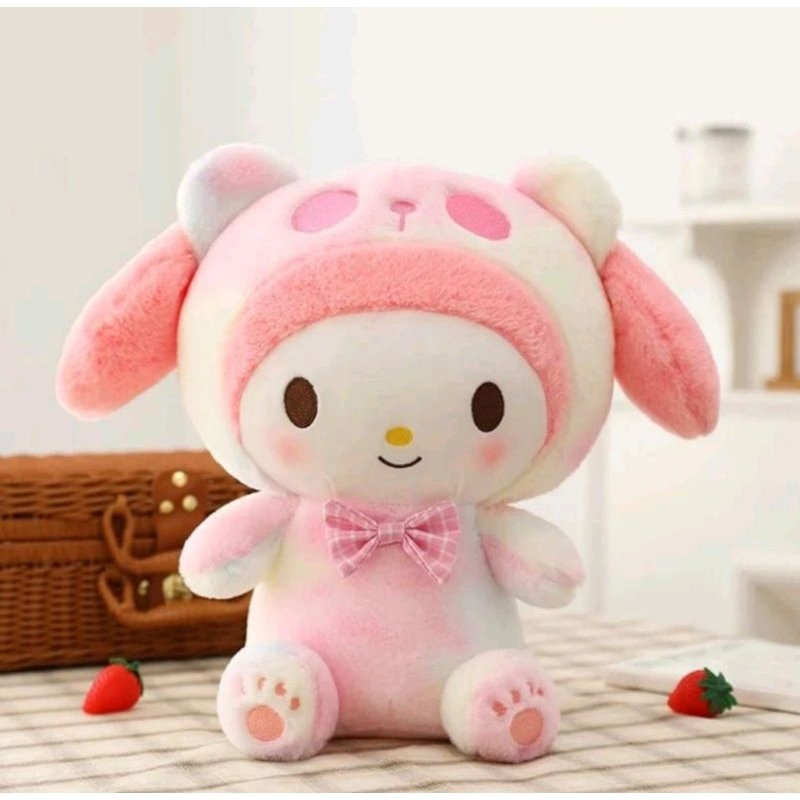 Jual Boneka sanrio kuromi cinnamoroll melody pelangi jumbo ukuran 60cm bahan plush lembut ...