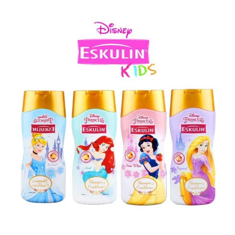 Jual Eskulin Kids Shampoo & Conditioner All Karakter 200ml (Princess ...