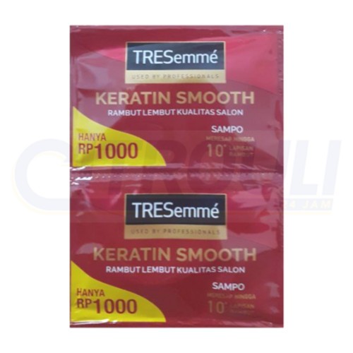Jual Paket usaha warung TRESEMME SHAMPOO KERATIN SMOOTH SACHET 3x9ml ...