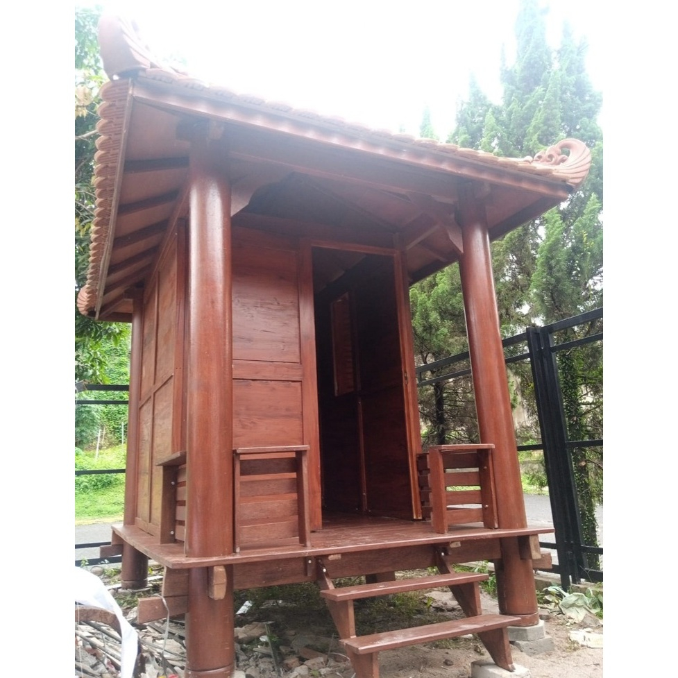 Jual Gasebo Model Dinding Kayu | Pos Satpam | Saung Taman | Gazebo Kayu ...