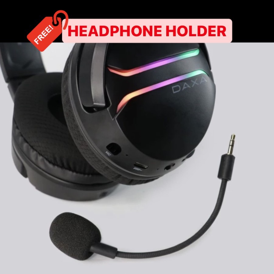 Jual Rexus Daxa ST1 Saturn Wireless Bluetooth Wired Gaming Headset RGB ...