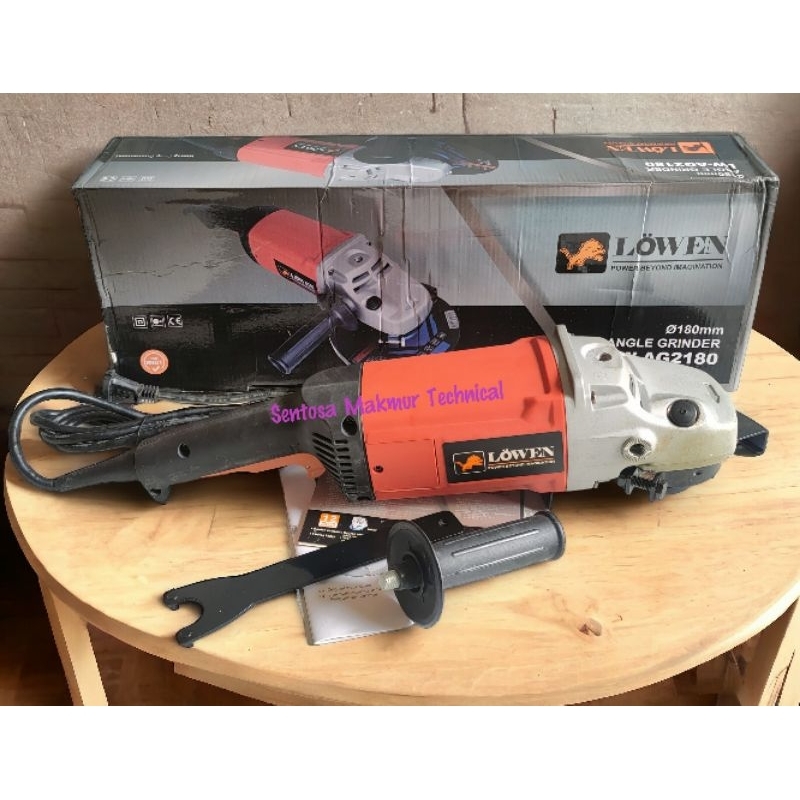 Jual LOWEN 7" Gerinda Gurinda Grenda Tangan Angle Grinder 7 Inchi ...