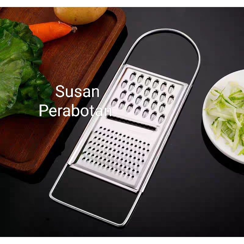 Jual (2 Uk)Parutan Keju Ovall 3 In 1/Parutan Stainless/Parutan Keju ...