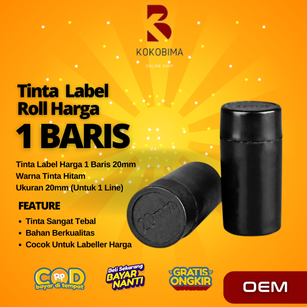 Jual Tinta Label Harga Price Labeler 20MM [1 Baris] Termurah | Shopee ...