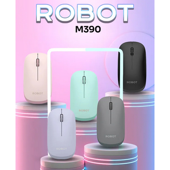 Jual ROBOT M390 Bluetooth + 2.4G Dual Mode Wireless Mouse Silent Key ...