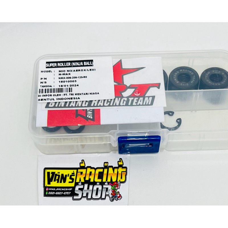 Jual ROLLER NINJA BALL BRT BAL ROLER RULER RULLER Nmax Lexi Aerox NEW ...