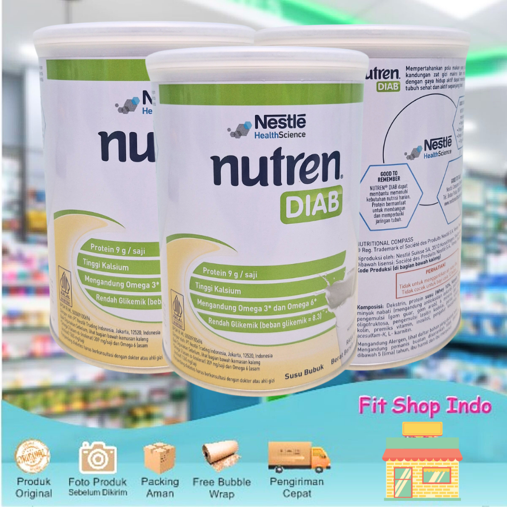 Jual Nutren Diab 400gr (Susu Untuk Tetap Aktif dan Bantu Jaga ...
