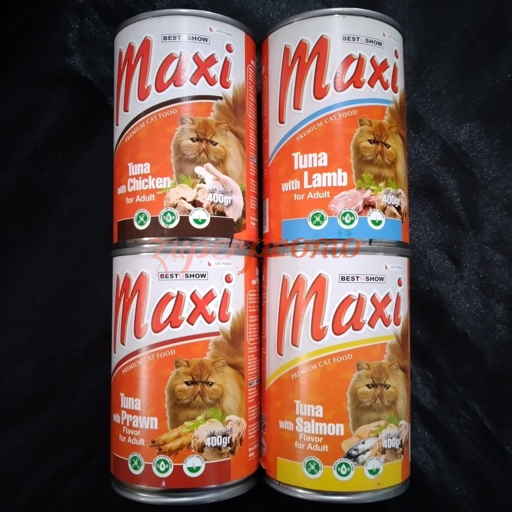 Jual Maxi Adult Can 400gr / Makanan Kucing Dewasa | Shopee Indonesia
