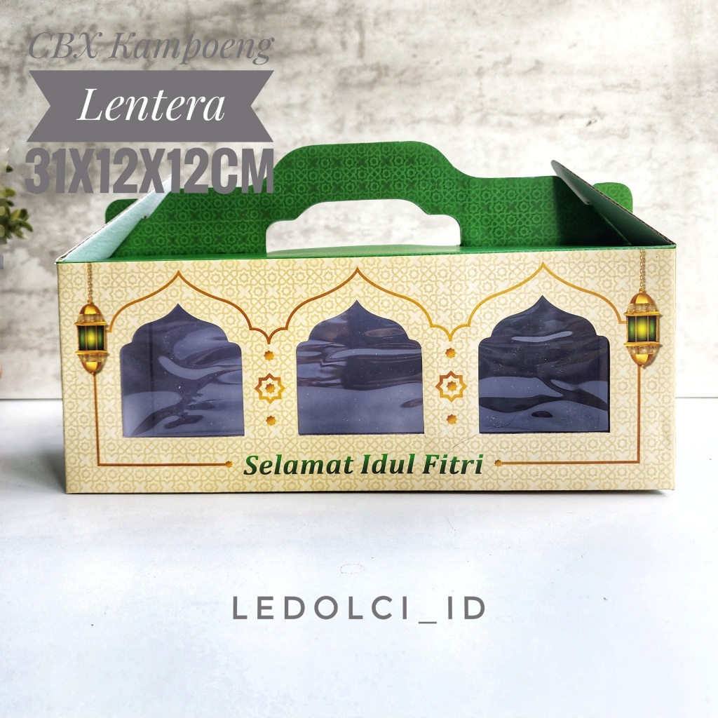 Jual BOX TOPLES BOX BOLU GULUNG KAMPOENG LENTERA 31x12x12 CM | Shopee ...