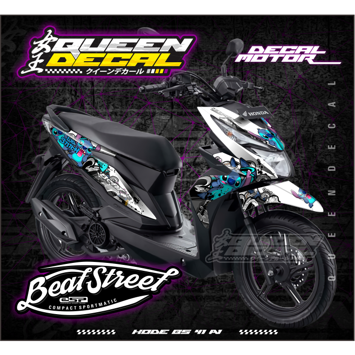 Jual Decal Stiker Beat Street Full Body / Stiker Decal Motor Custom ...