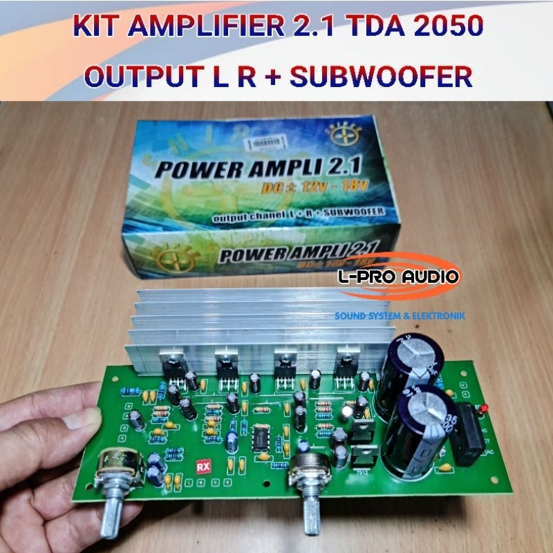 Jual Kit amplifier 2.1 Stereo plus subwoofer TDA2050 | Shopee Indonesia