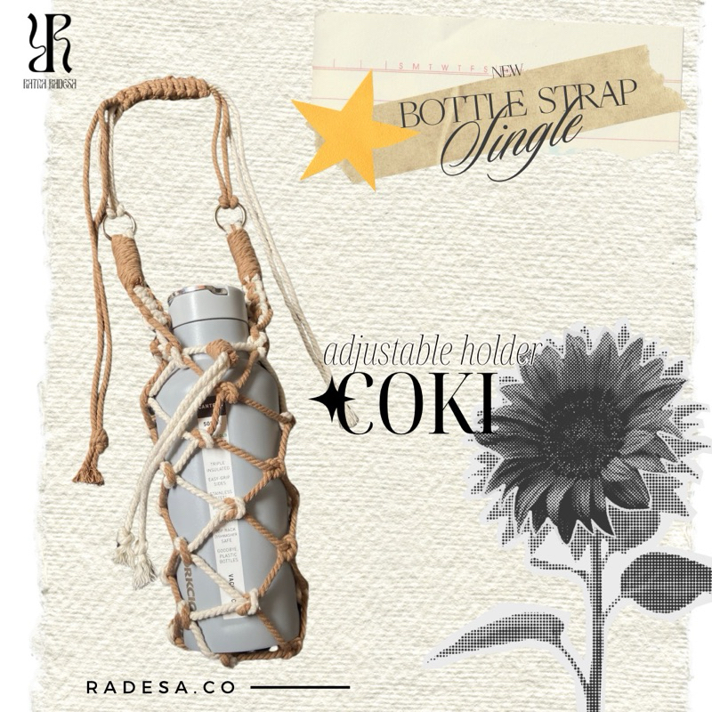 Jual Single Rope Bottle Strap | New Bottle Strap Design Adjustable ...