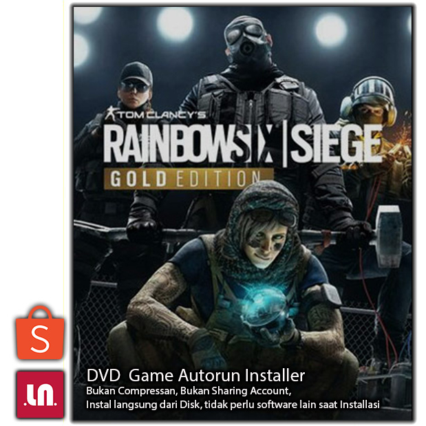 Jual Tom Clancy's Rainbow Six Siege Gold Edition - PC DVD Game | Shopee ...