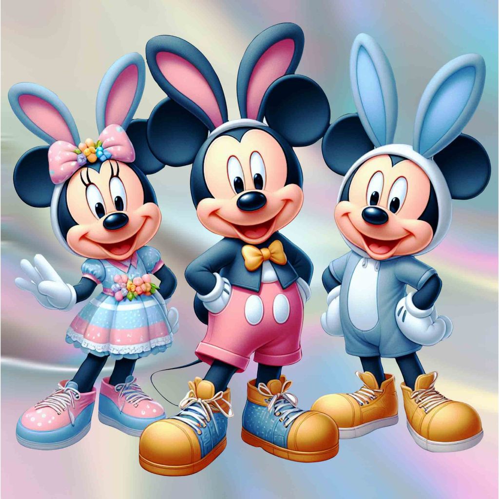 Jual SABLON STICKER DTF UKURAN 14CM TEMA MICKEY MOUSE V2 | Shopee Indonesia