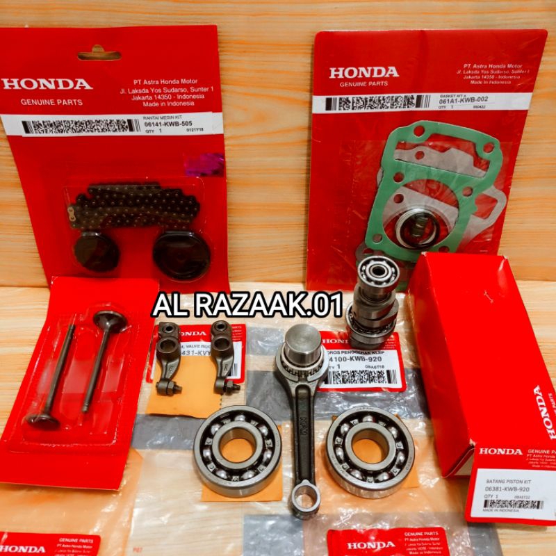 Jual Paket Stang Seher Komplit 7, Aitem Honda Revo Absolute 110 Karbu/Blade 110 New Karbu PNP ...