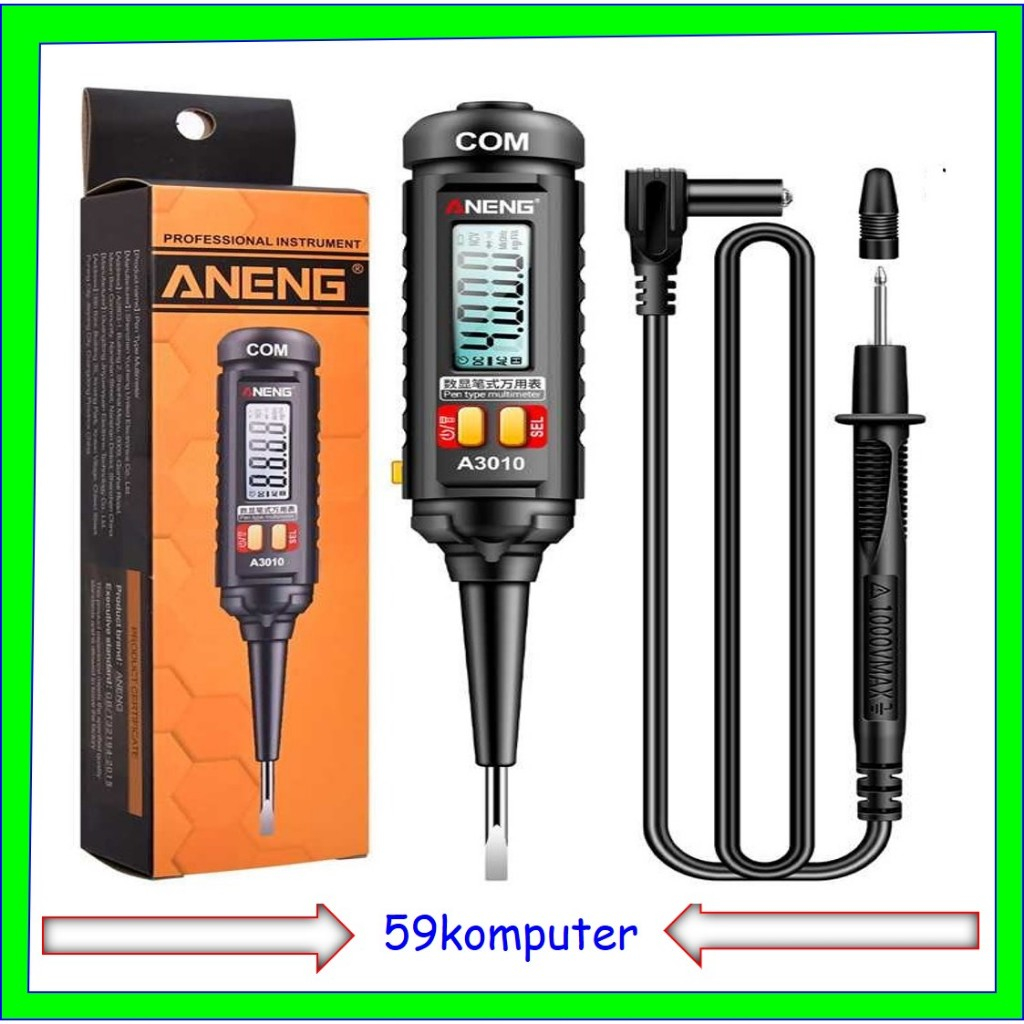 Jual Tespen Listrik Digital Multimeter Obeng Tester Pen 2in1 Alat ...