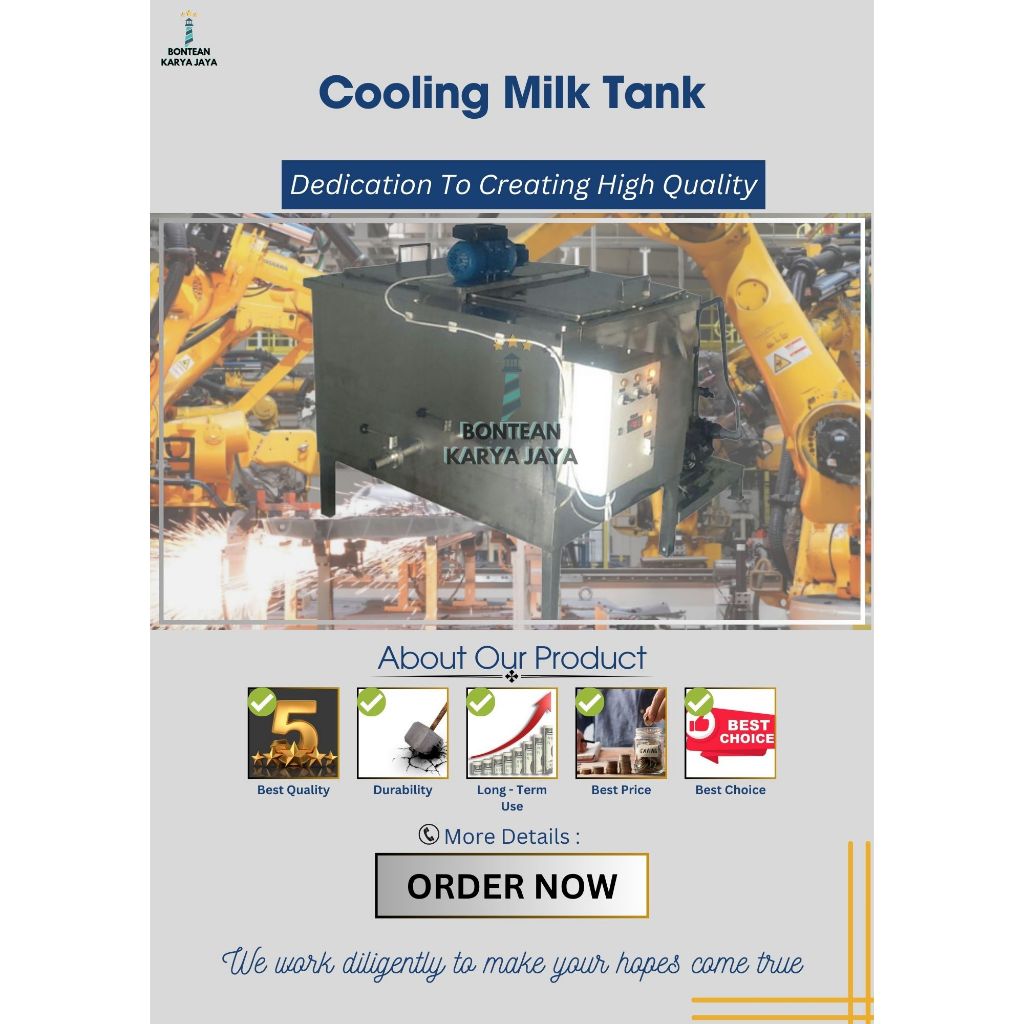 Jual Cooling Milk Tank - Pendingin Susu Perah - Mesin Pendingin Susu ...