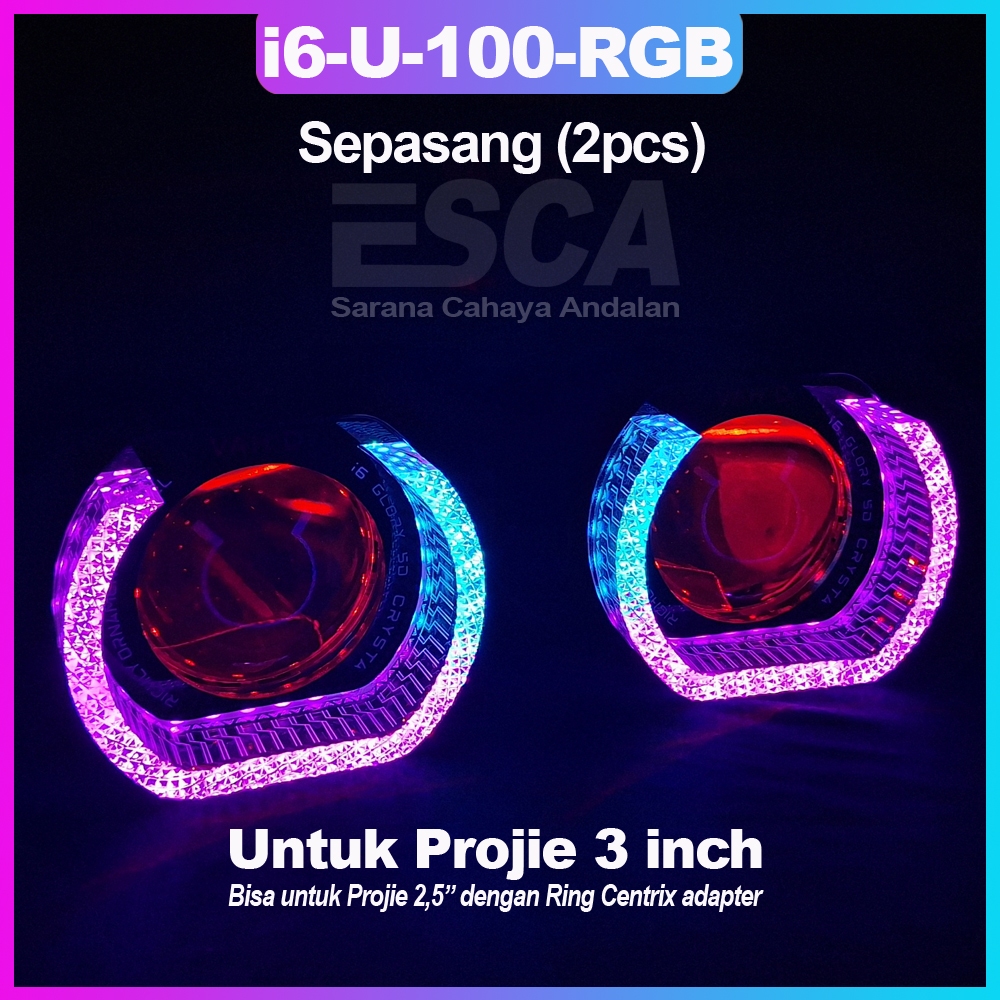 Jual 5D Premium Shroud Crystal Angel Eyes RGB Matrix Glory Vietnam Style Vahid Bluetooth Apps ...