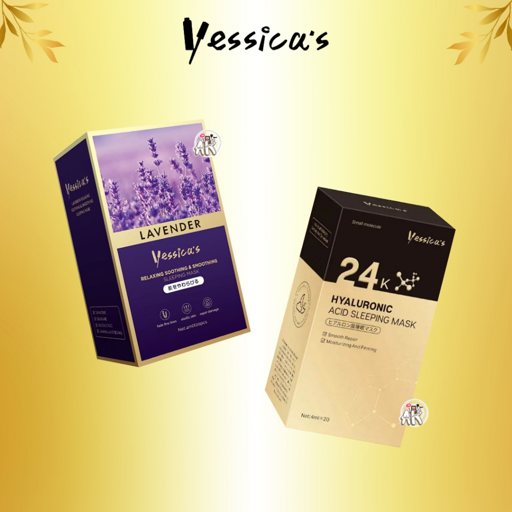 Jual YESSICA SLEEPING MASK SERIES ( HYALURONIC ACID 24K / LAVENDER ...