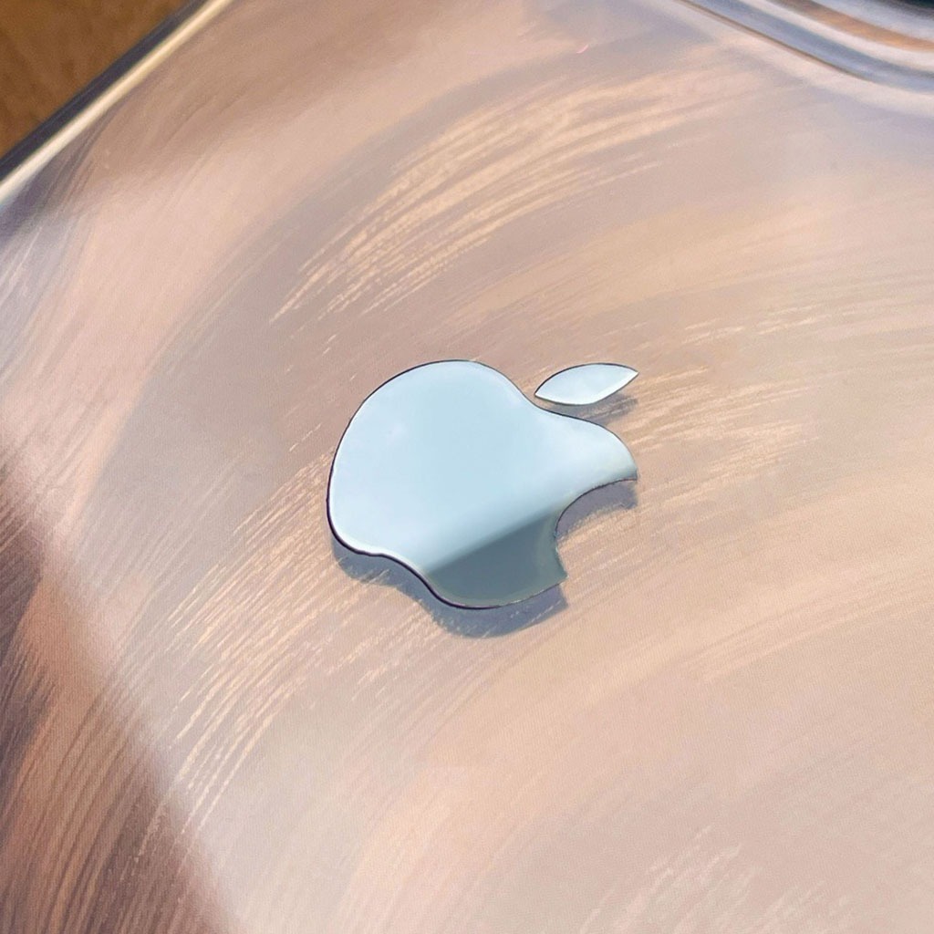 Jual Sticker Logo Apel Silver (harga per 1 pc) | Shopee Indonesia