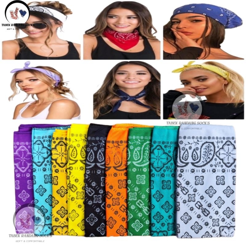 Jual Slayer motif batik Segi Empat katun/Slayer batik/slayer baf ...