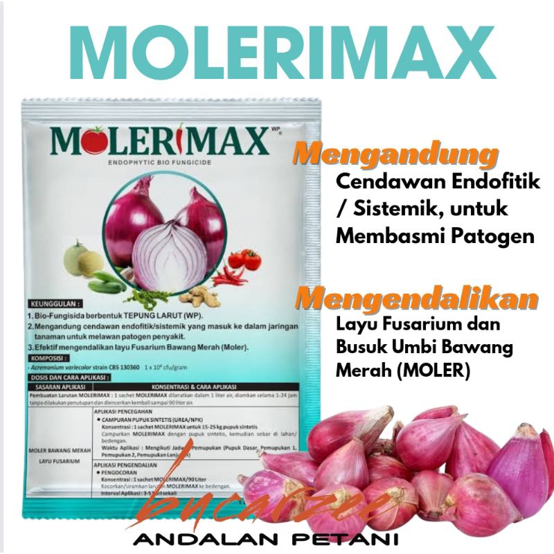 Jual MOLERIMAX Bio Fungisida Hayati Organik Busuk Umbi Bawang Merah | Shopee Indonesia