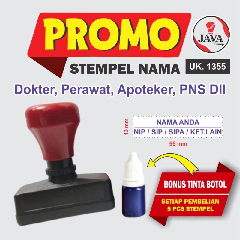 Jual Stempel Nama Dokter, Perawat, Bidan, Apoteker, PNS dll | Shopee Indonesia