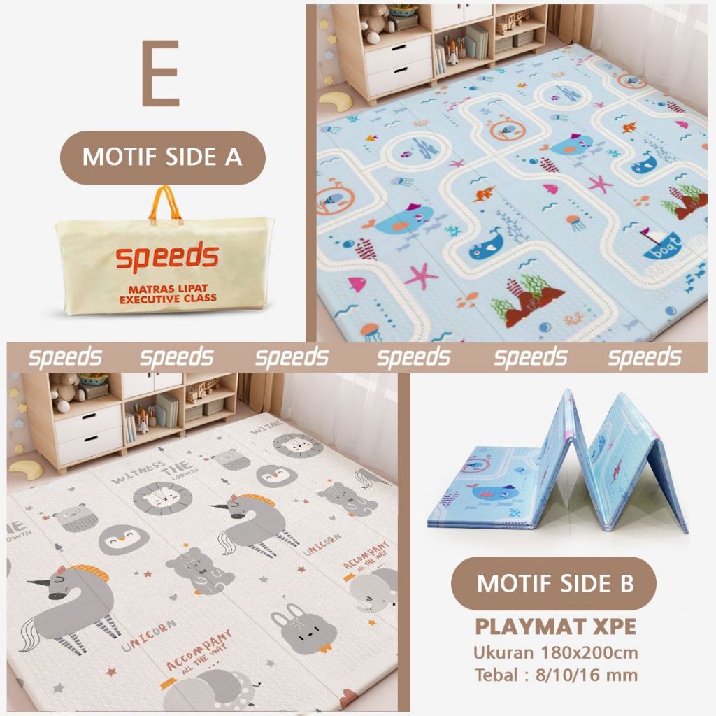 Jual Doritoki SNI i Playmat Bayi Karpet Lipat Playmat Foldable Bayi ...