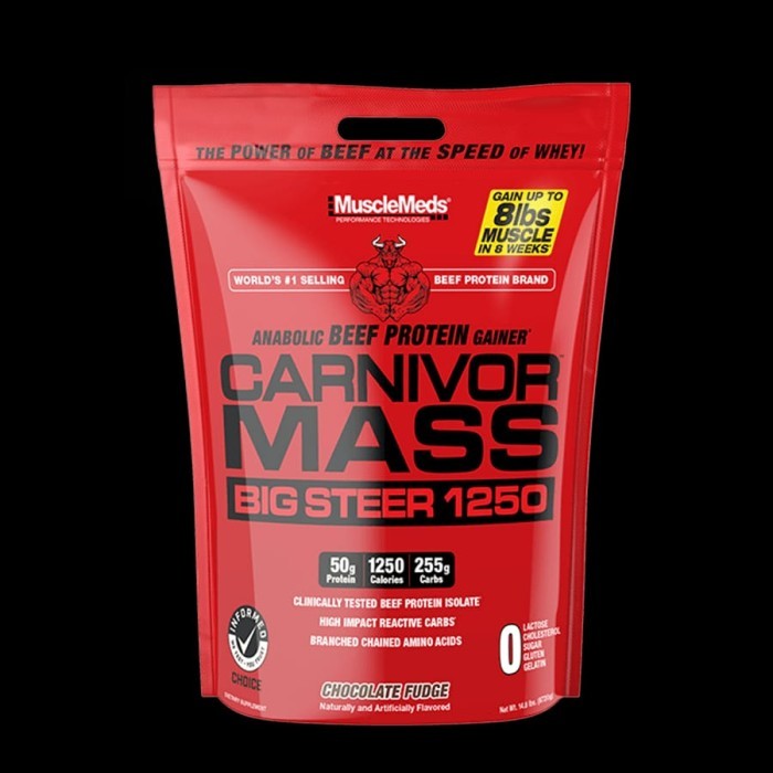 Jual MuscleMeds Carnivor Mass Big Steer 1250 / 15 LBS 15 Lb | Shopee ...