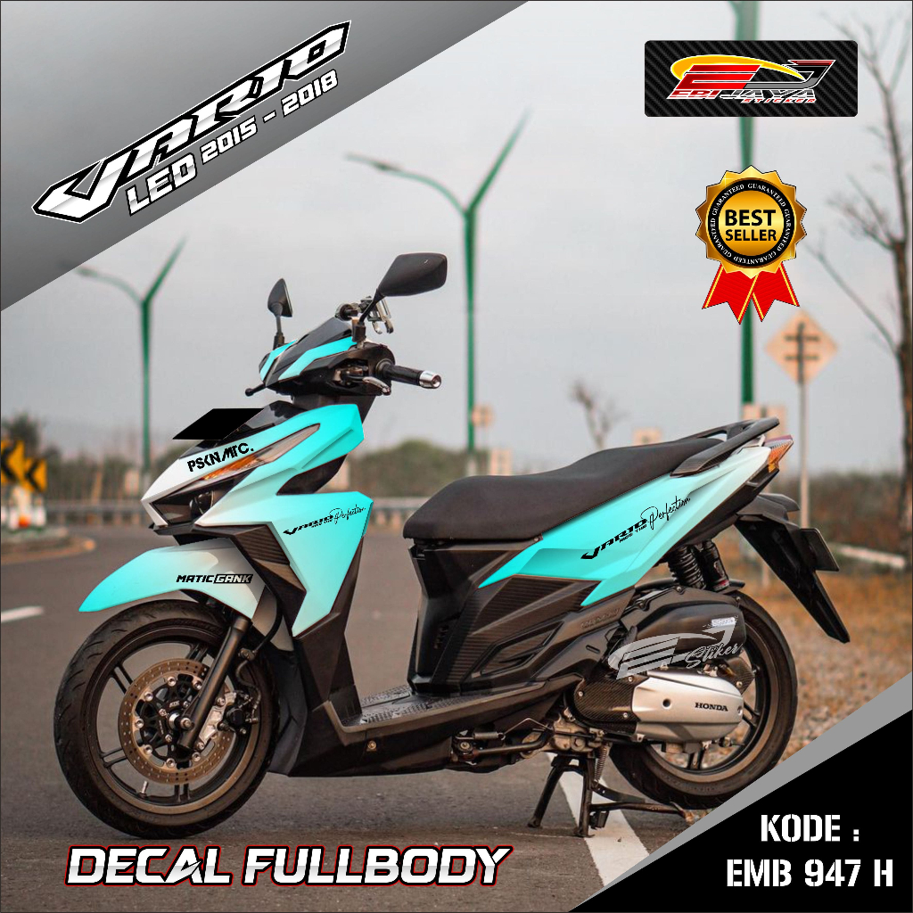 Jual STIKER MOTOR FULL BODY VARIO 125 LED KEKINIAN-STIKER VIRAL ...