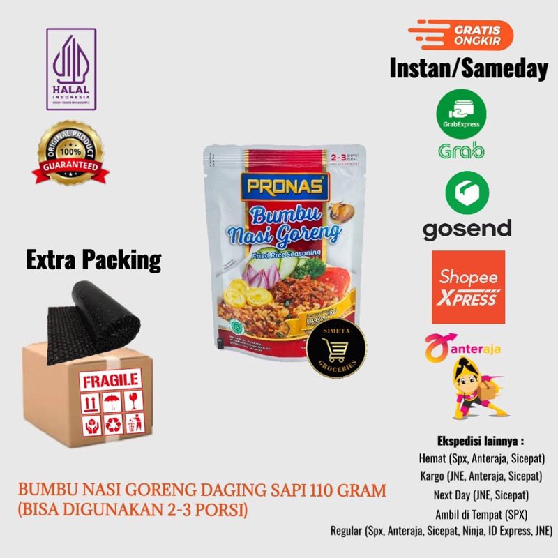 Jual Pronas Bumbu Nasi Goreng Beef 110gr | Shopee Indonesia