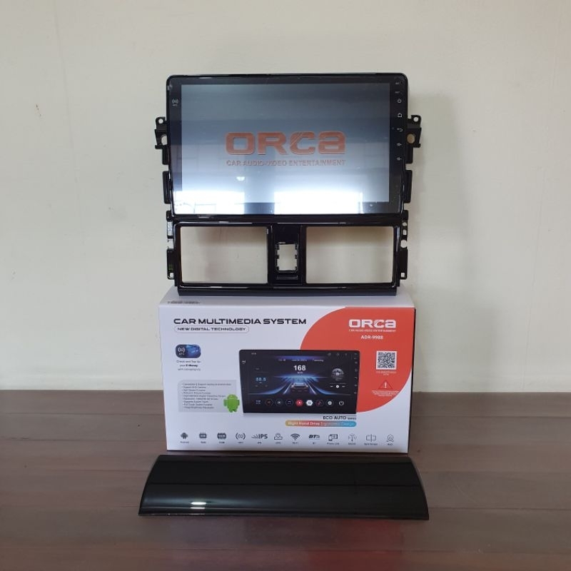 Jual [PNP] Paket head unit Android Orca 2/64gb + frame New Toyota Yaris / Vios 2013-2017 10 inch ...