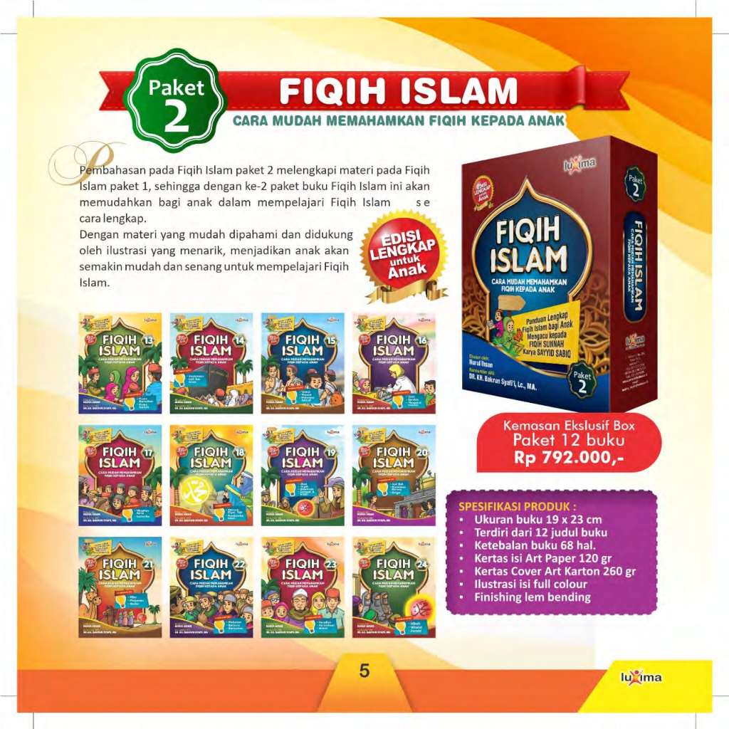Jual FIQIH ISLAM CARA MUDAH MEMAHAMKAN FIQIH KEPADA ANAK PAKET 2 ...