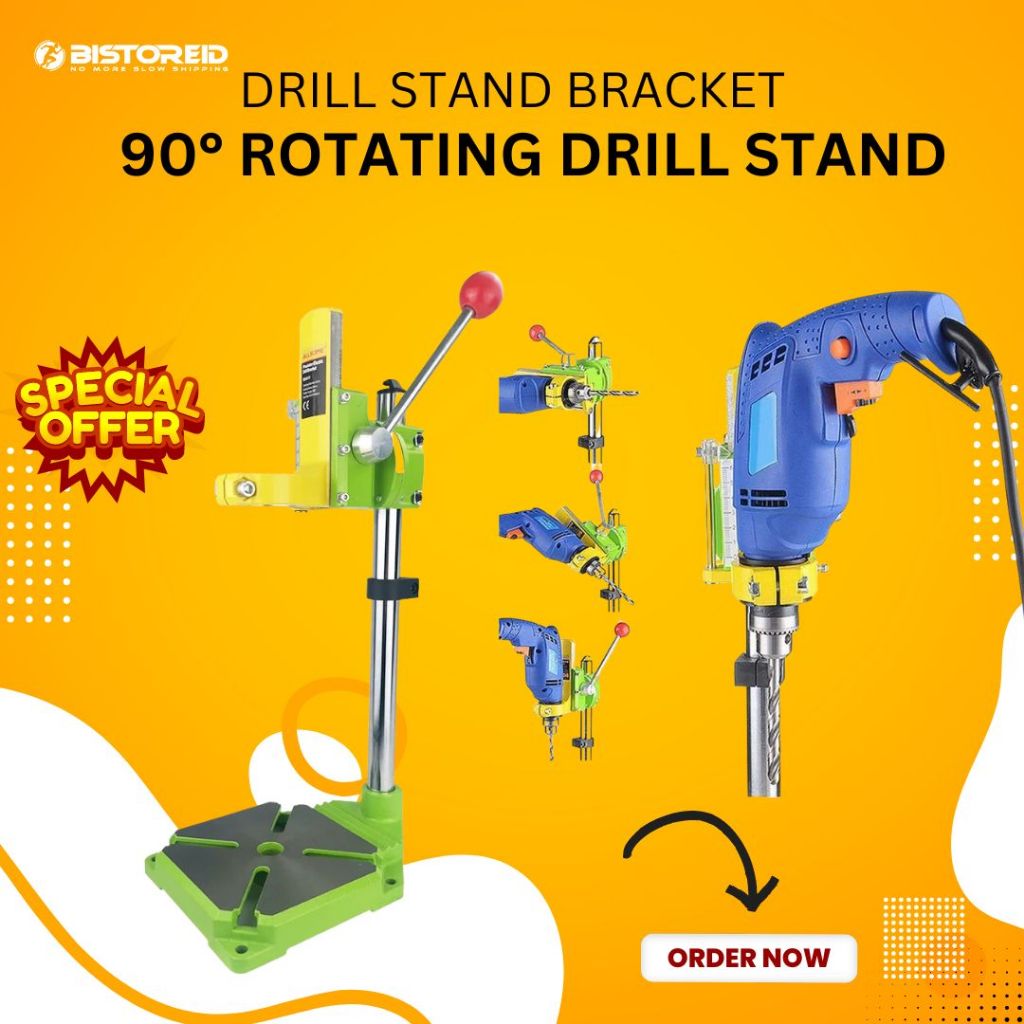 Jual PREMIUM PRECISE ROTATING BENCH DRILL STAND 90° | Dudukan Bor ...