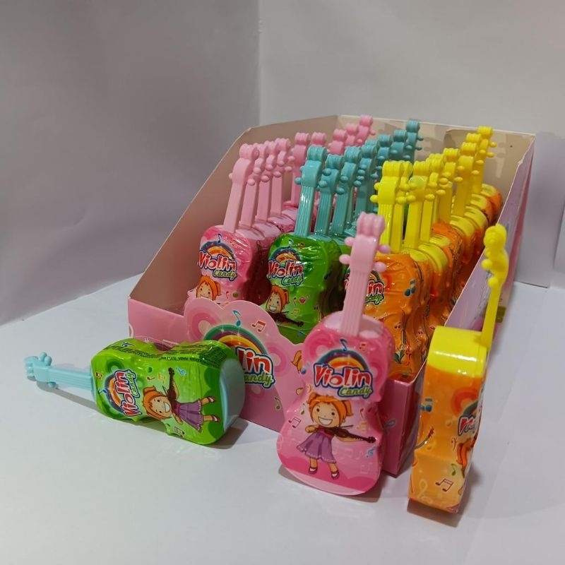 Jual Permen Cemilan Snack Violin Biola Alat Musik Mainan Anak Murah ...