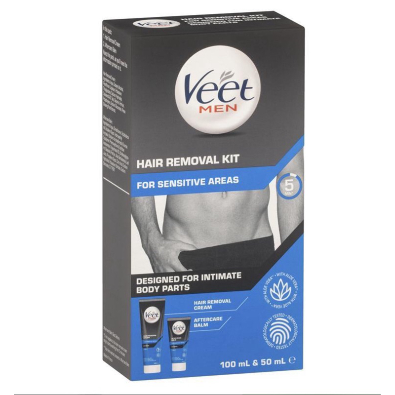 Jual Veet For Men Intimate Areas Hair Removal Kit | Shopee Indonesia