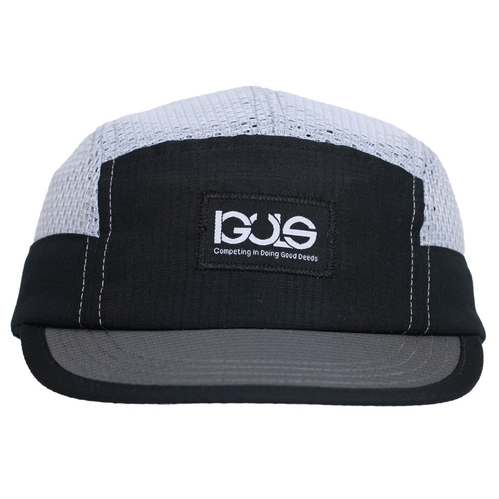 Jual Iguls.ID Topi Running Gray Black Mesh Gray | Shopee Indonesia