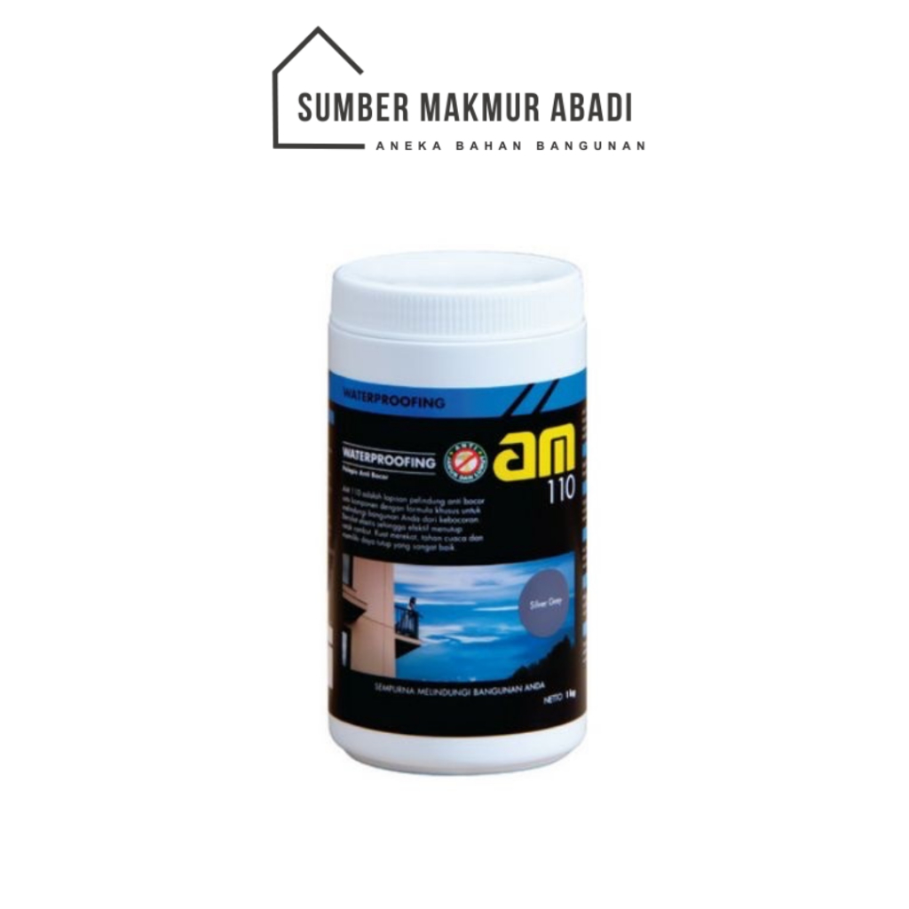Jual AM 110 Waterproofing Cat Pelapis Anti Bocor 1kg | Shopee Indonesia
