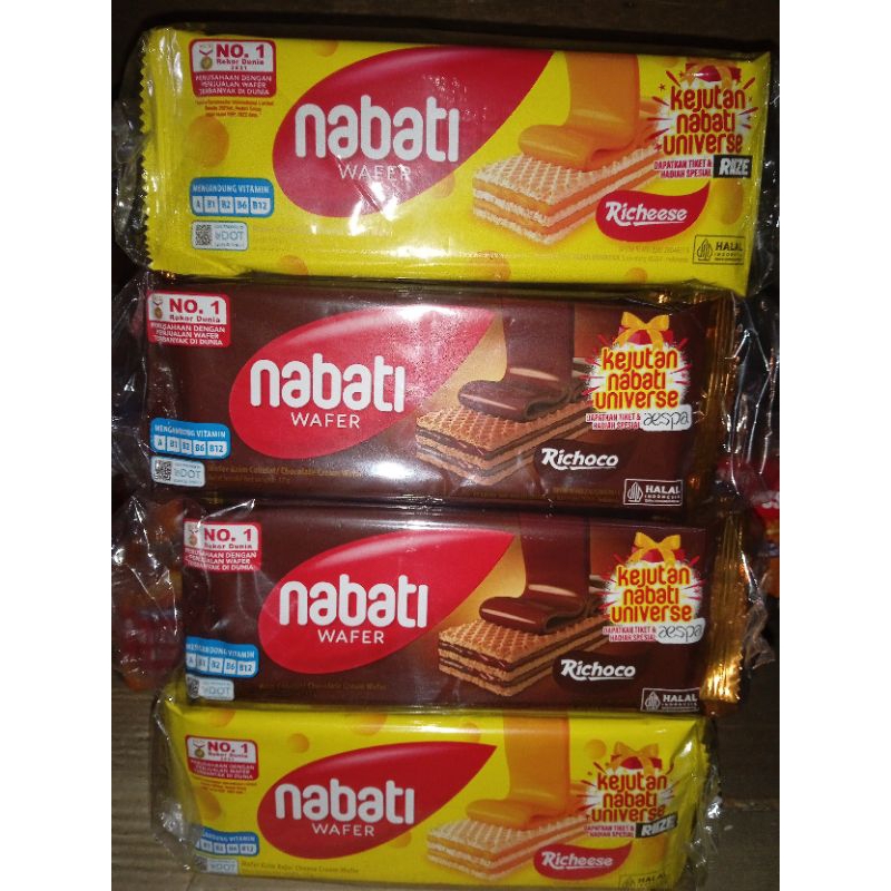 Jual wafer nabati richoco & richeese 17g | Shopee Indonesia