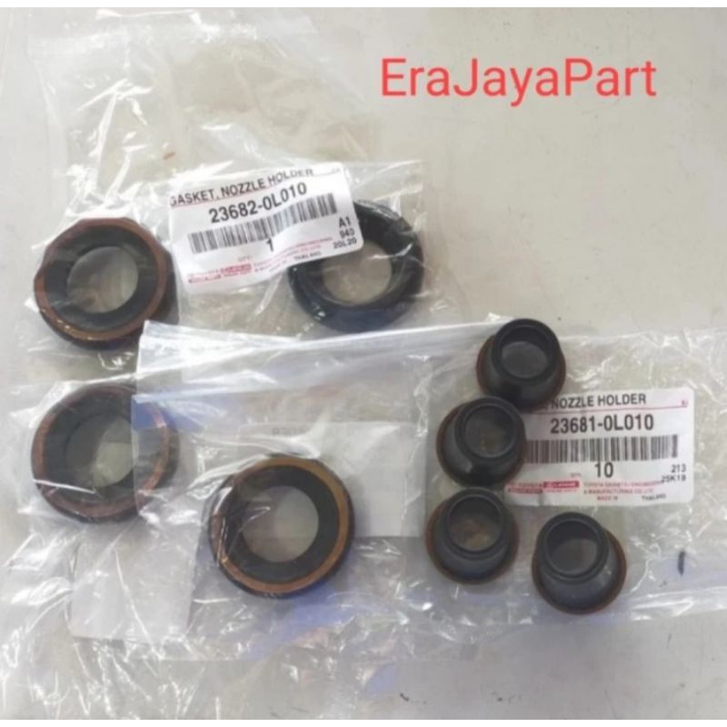 Jual seal nozzle injector diesel set toyota innova fortuner hilux 2KD ...